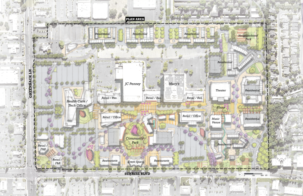 City releases new visuals of concept plan for transformed Sunrise Mall ...